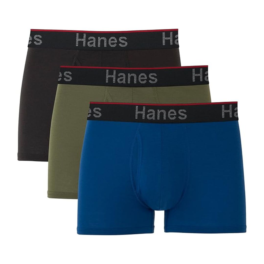 Hanes Total Support Pouch Men’s Boxer Brief Underwear (3 Pack) - Mik Zenon