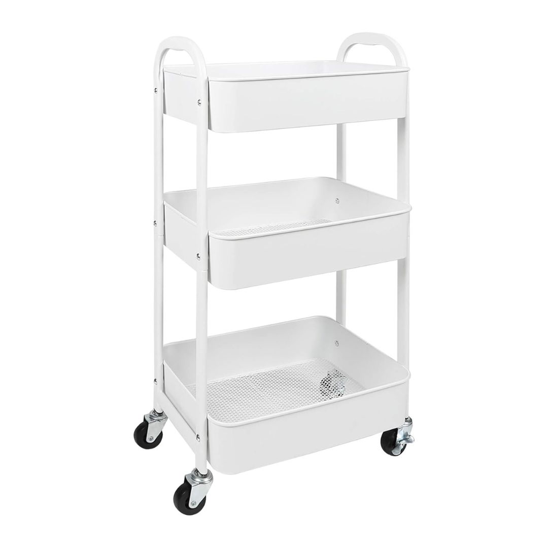 MAX Houser 3-Tier Rolling Utility Cart - Mik Zenon