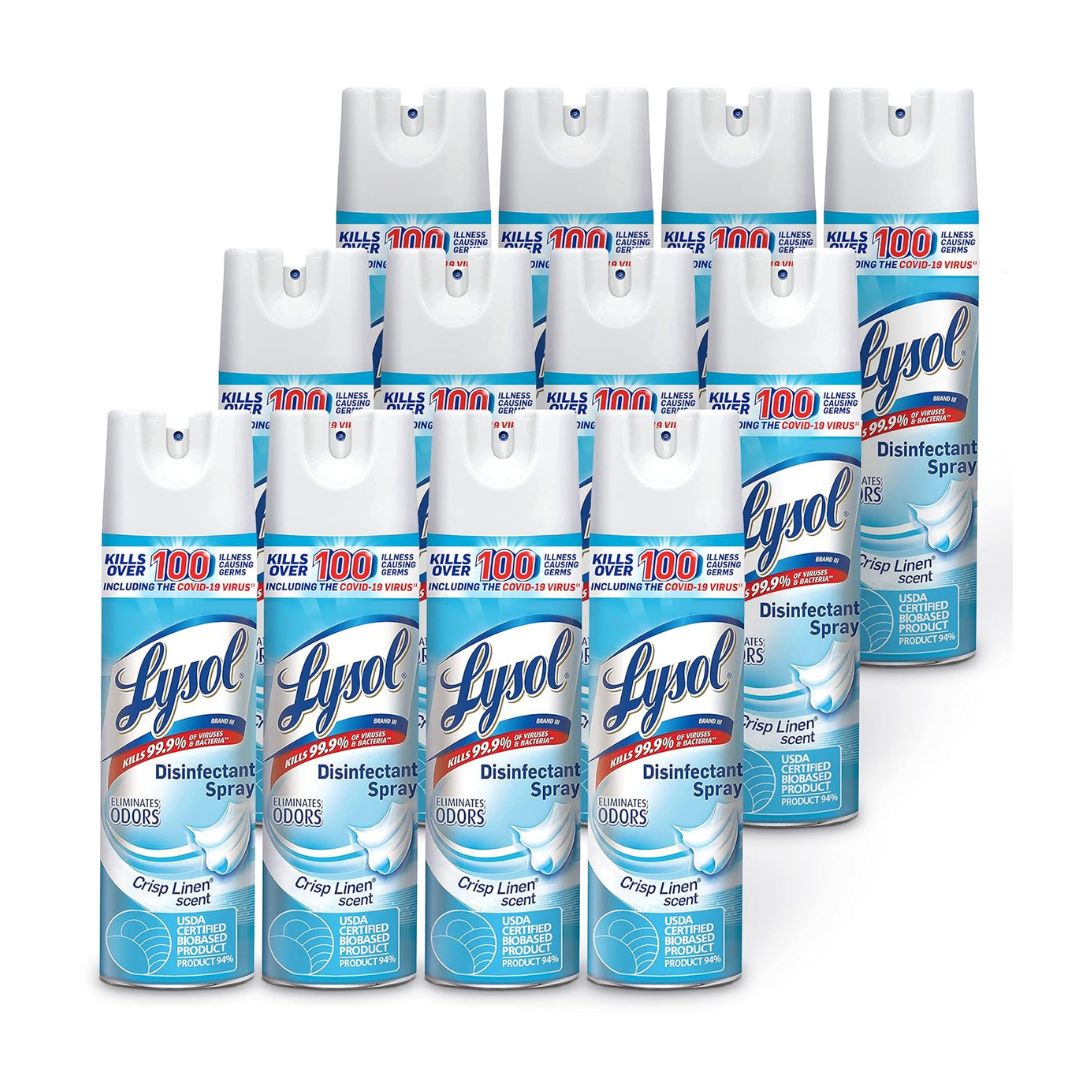 Lysol Disinfectant Spray (12 Pack) - Mik Zenon