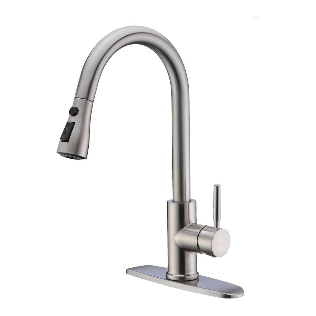 WEWE Single Handle High Arc Kitchen Faucet - Mik Zenon