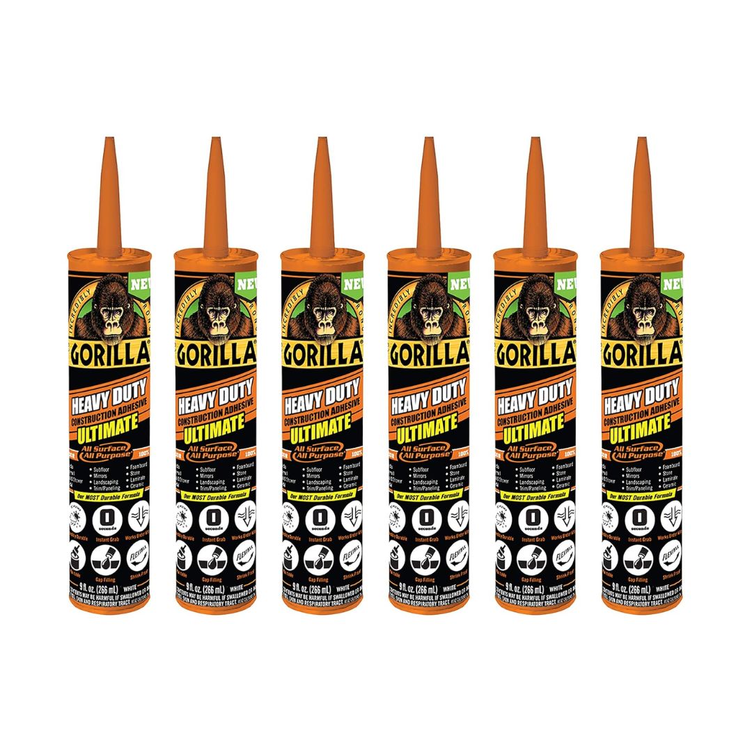 Gorilla Construction Adhesive (6 Pack) - Mik Zenon
