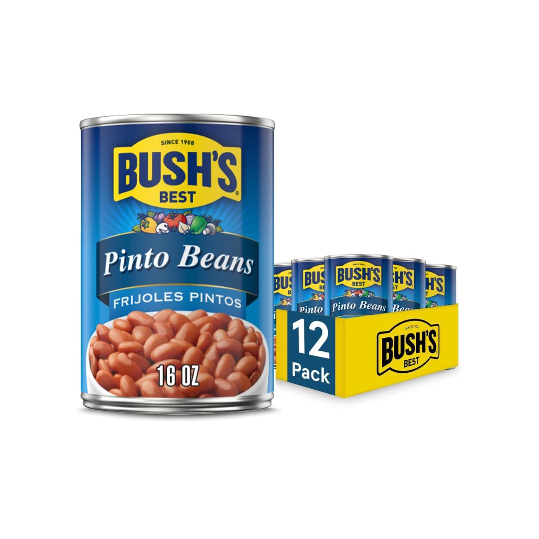 BUSH'S BEST Pinto Beans (12 Pack) - Mik Zenon