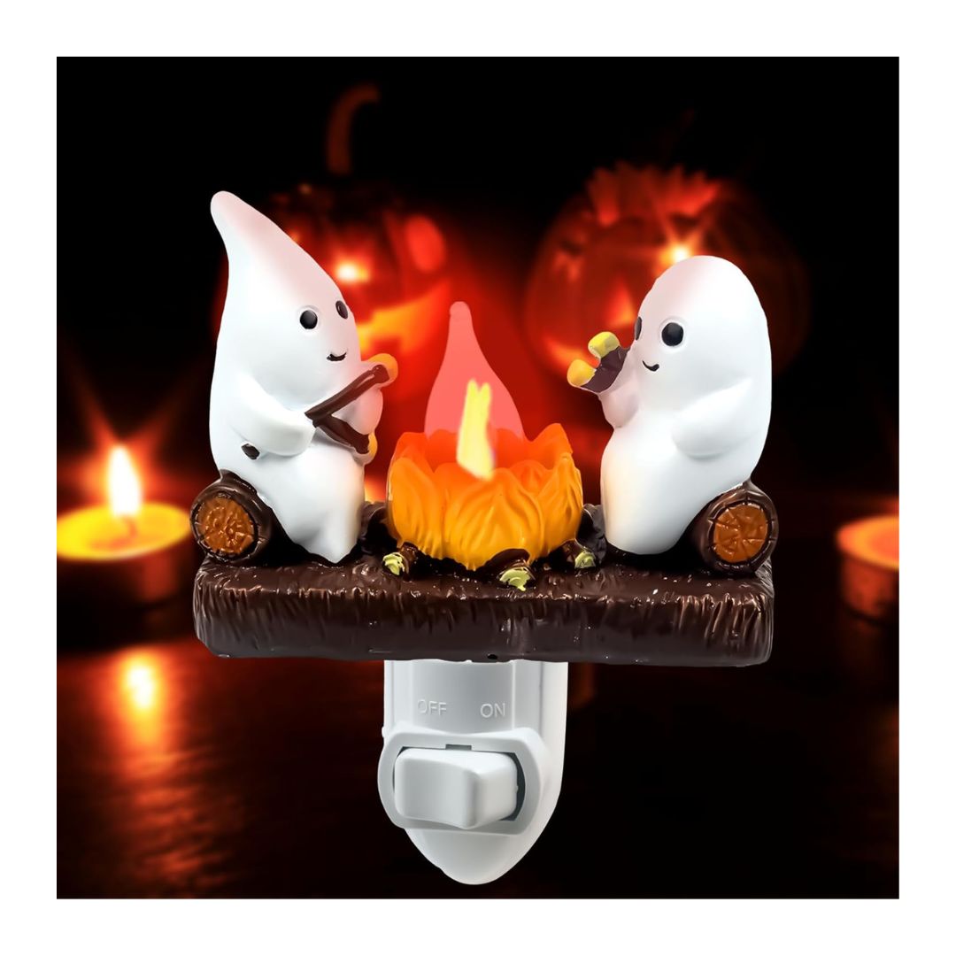 Ghost Campfire Flickering Night Light - Mik Zenon