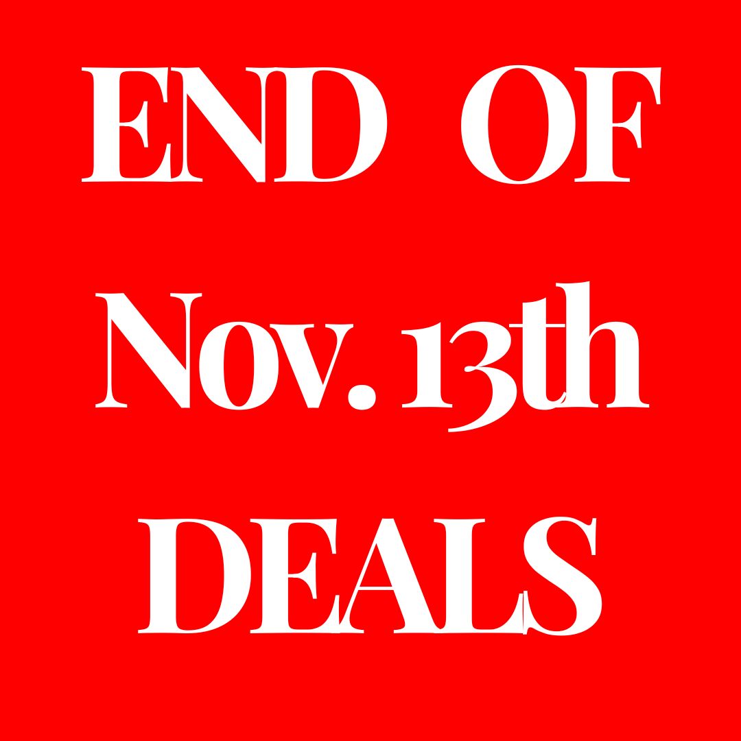 END OF Thursday, November 13th Deals - Mik Zenon