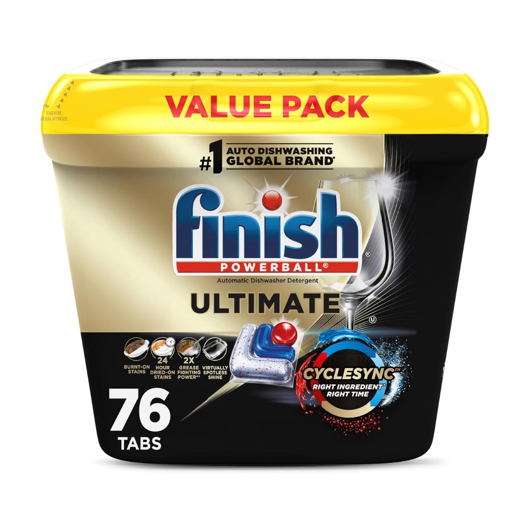 Finish Ultimate Dishwasher Pods (76 Count) - Mik Zenon