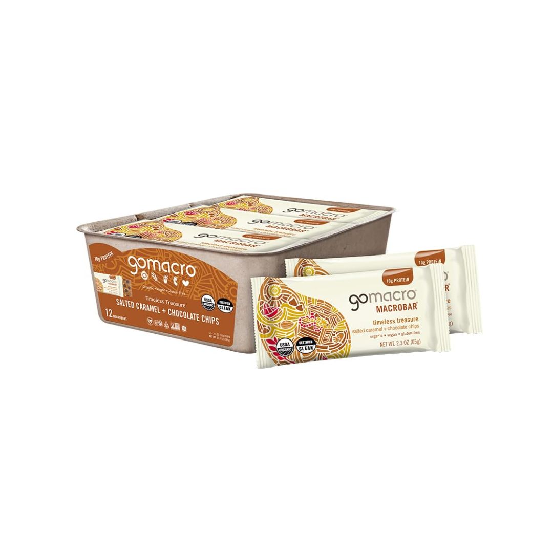 GoMacro MacroBar Organic Vegan Protein Bars (12 Pack) - Mik Zenon