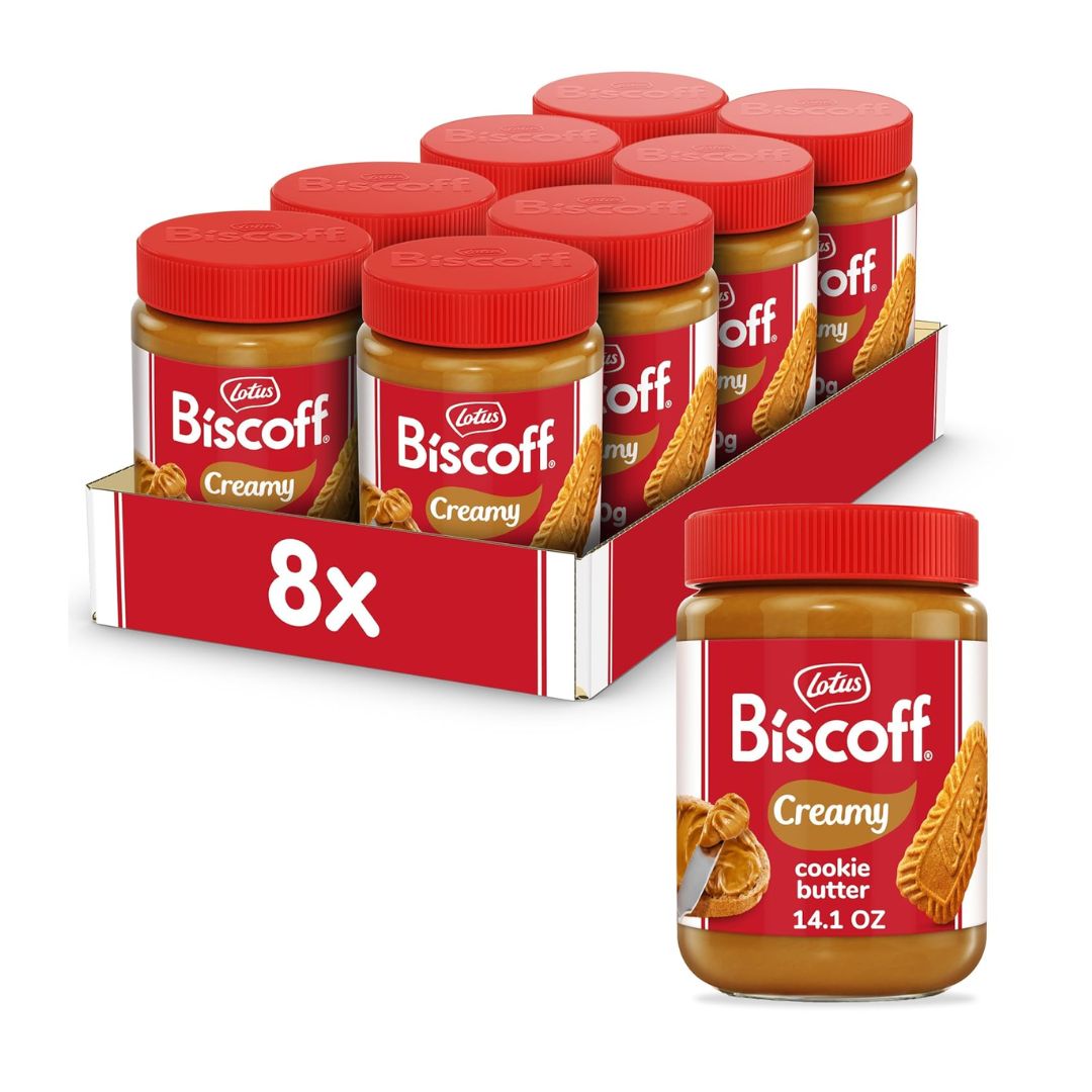 Lotus Biscoff Cookie Butter Spread (8 Pack) - Mik Zenon