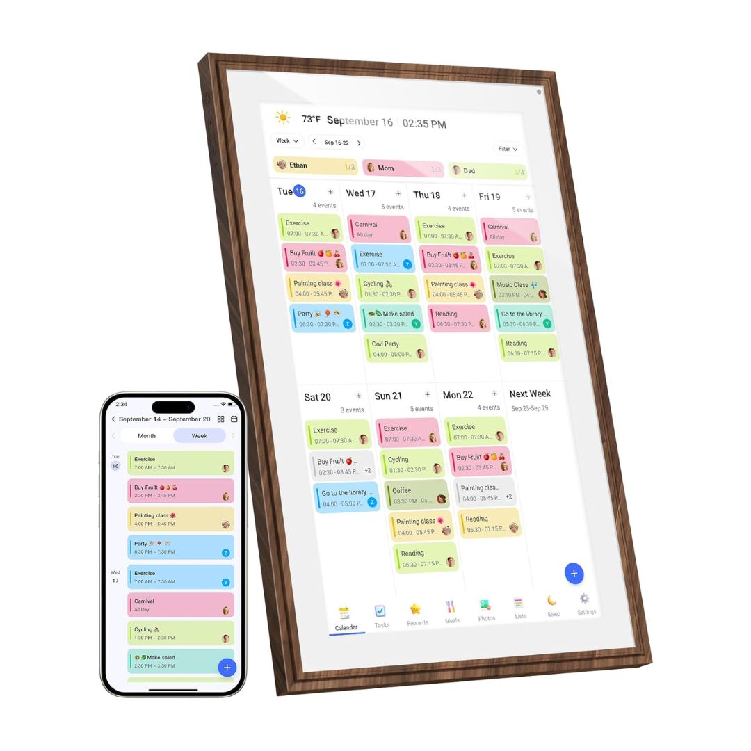 Digital Calendar Chore Chart - Mik Zenon