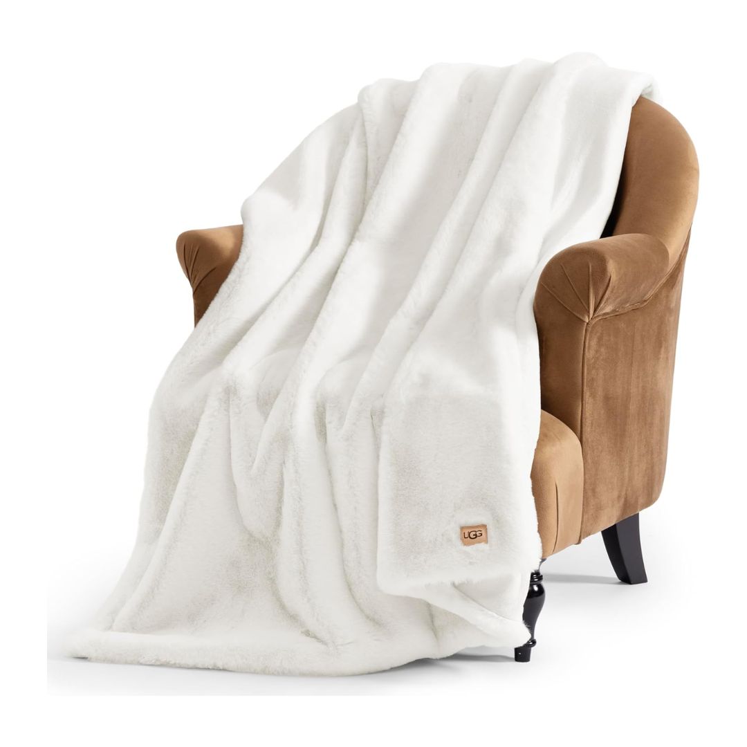 UGG Euphoria Plush Faux Fur Throw Blanket - Mik Zenon