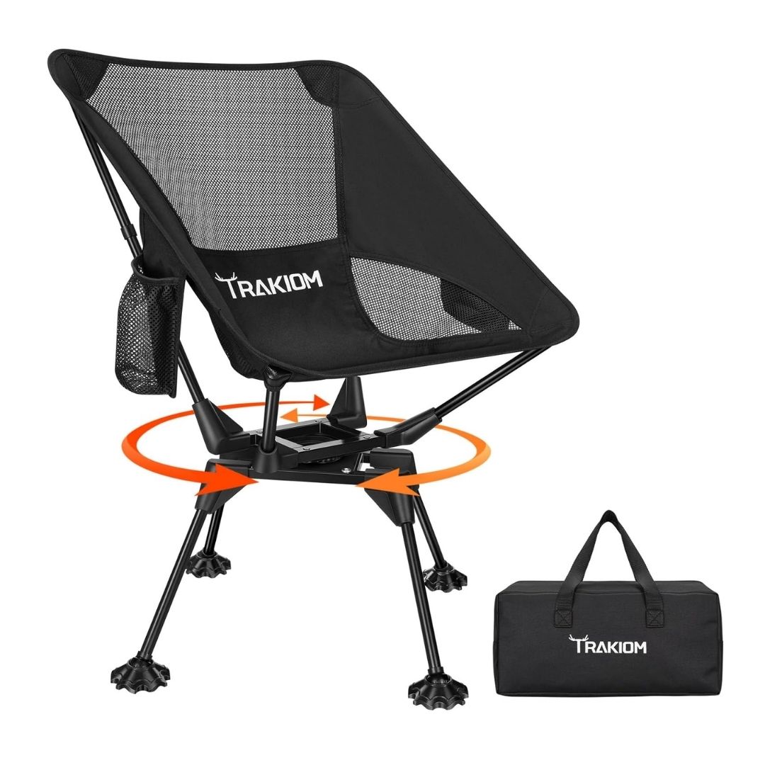 Swivel Folding Camping Chair - Mik Zenon