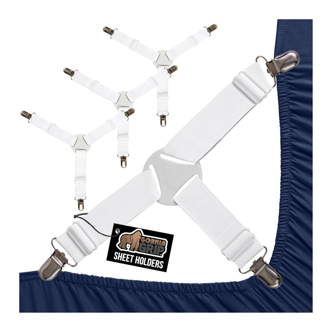 Gorilla Grip Bed Sheet Holders - Mik Zenon