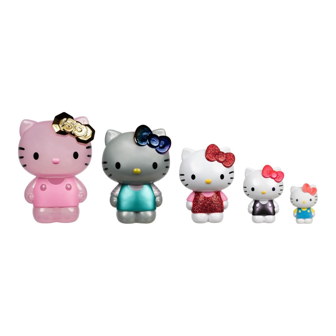 Jazwares Hello Kitty 50th Anniversary Nesting Figures (5 Pack) - Mik Zenon