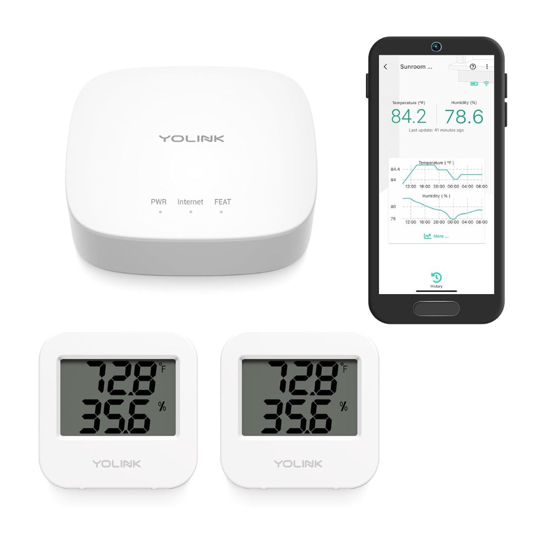 YoLink Smart Temp & Humidity Sensor (2 Pack) - Mik Zenon
