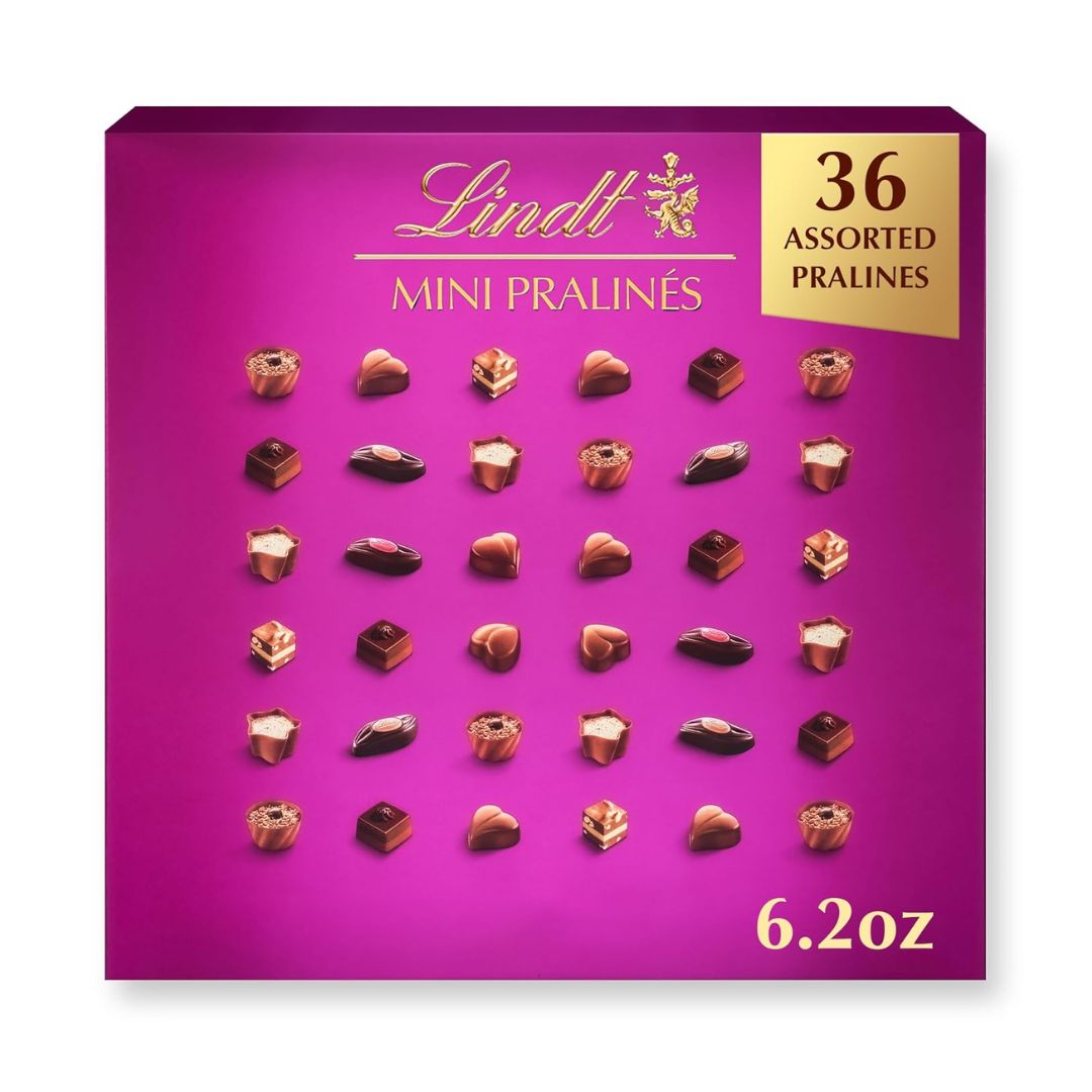 Lindt Mini Pralines Assorted Chocolate (36 Count) - Mik Zenon