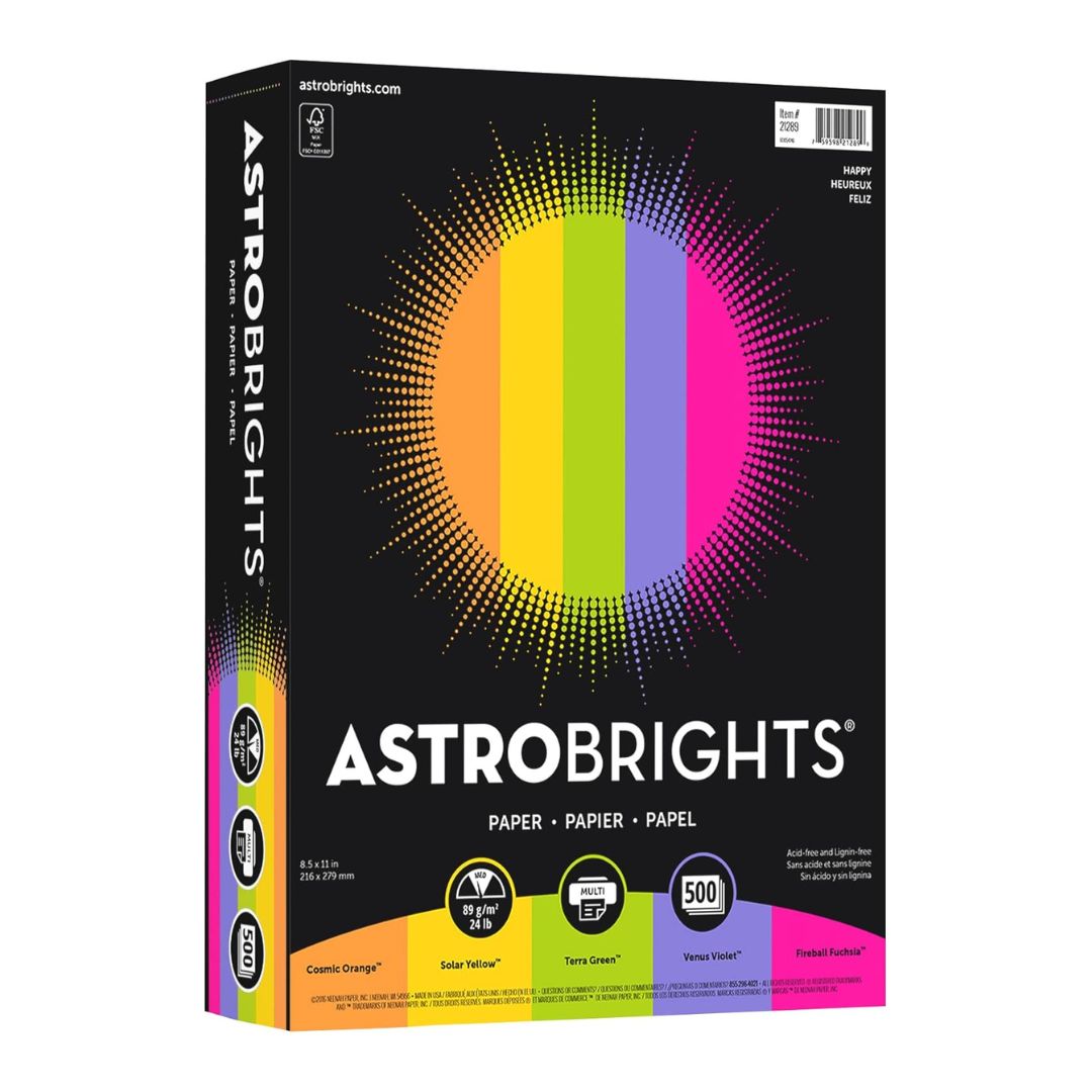 Astrobrights Color Paper (500 Sheets) - Mik Zenon