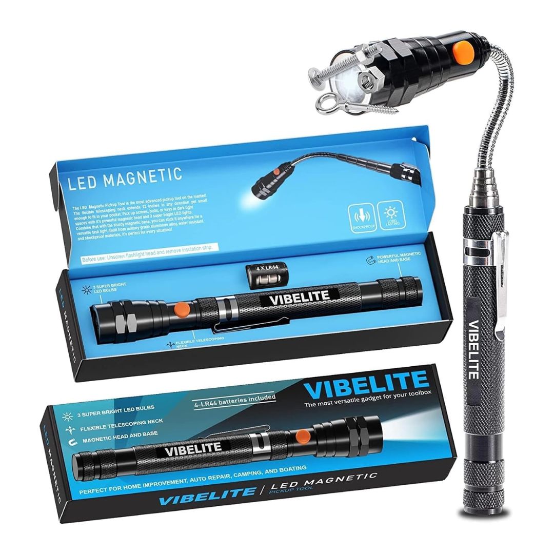 Extendable Magnetic Flashlight - Mik Zenon