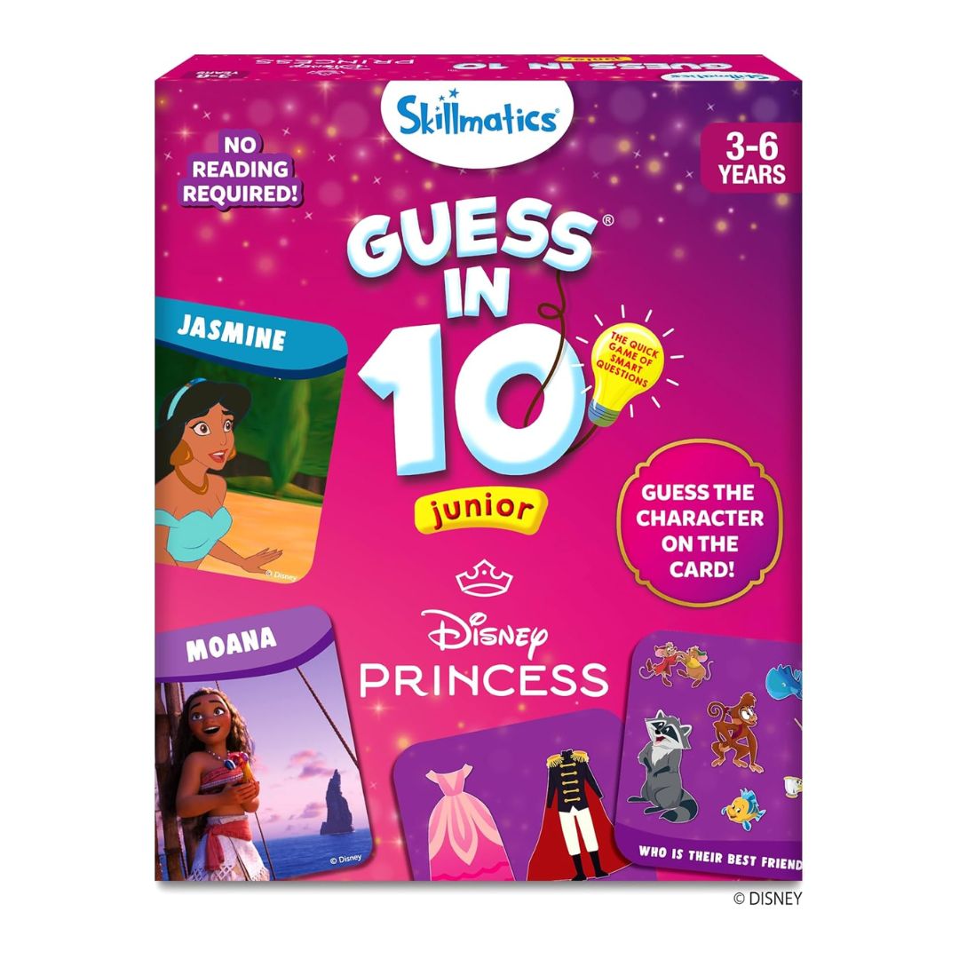 Skillmatics Guess in 10 Disney Princess Game - Mik Zenon